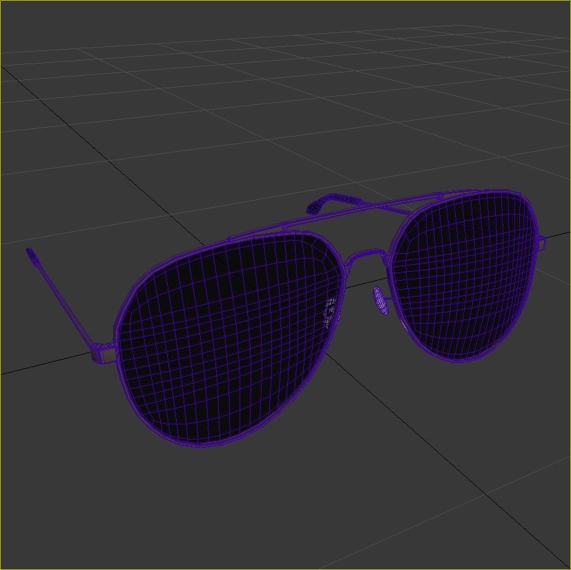 3d model sunglasses sun