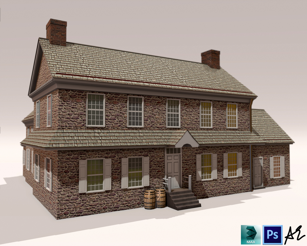 ready manor 3d model