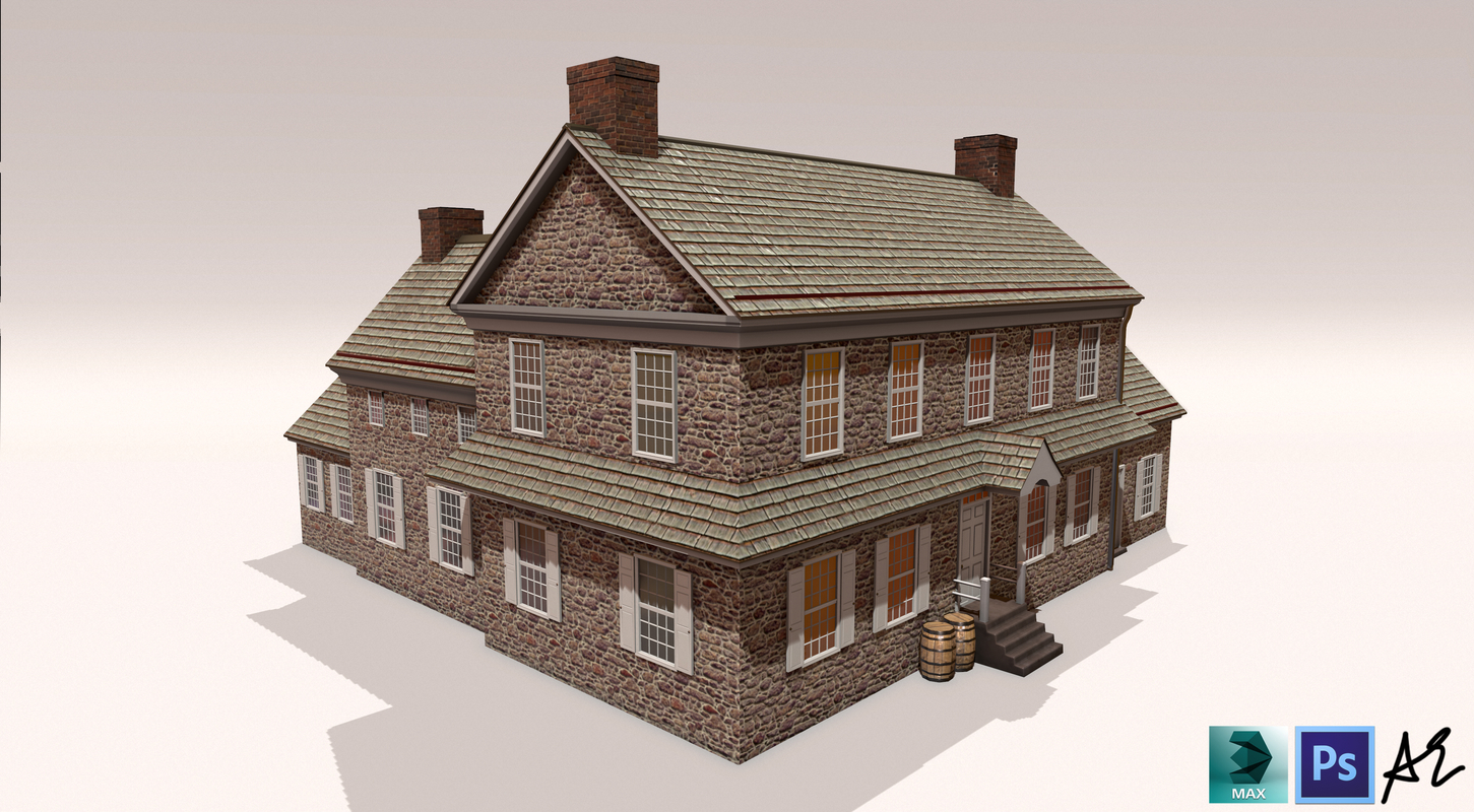 ready manor 3d model