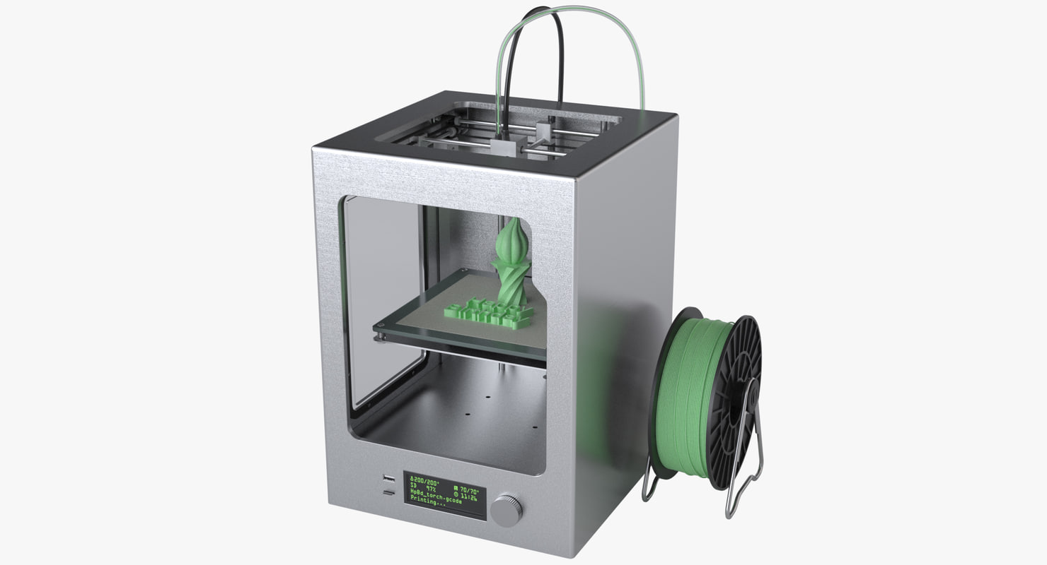 photoreal fdm printer 3d max