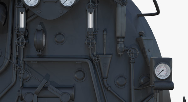 3d steam engine controls