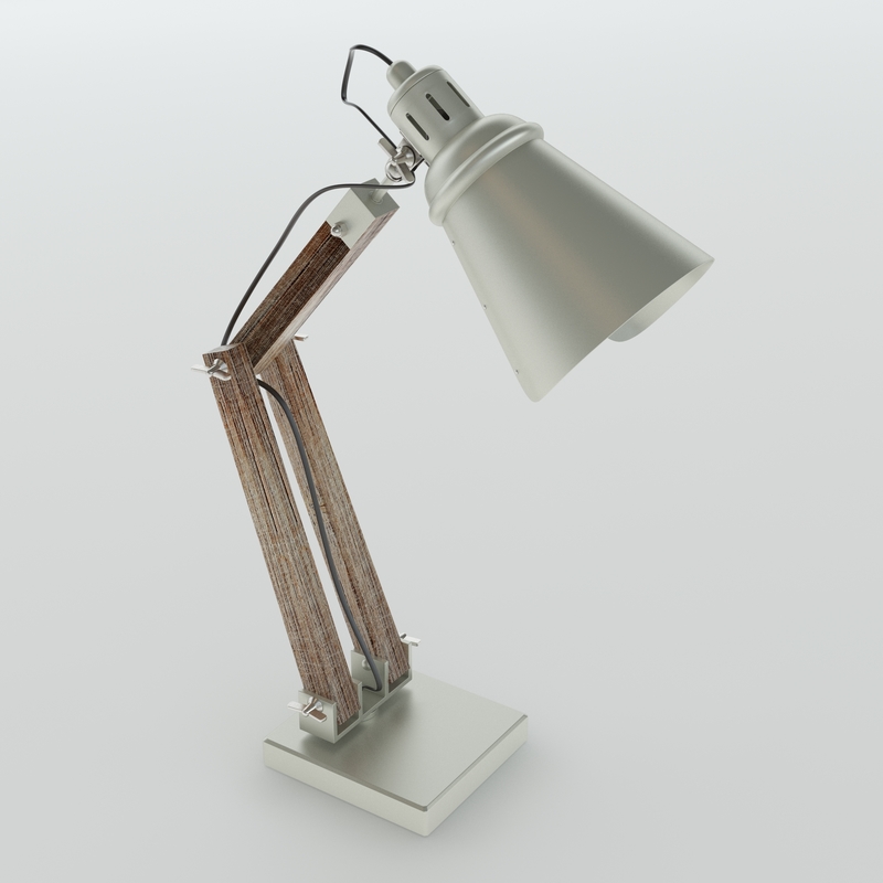 handmade table lamp 3d model