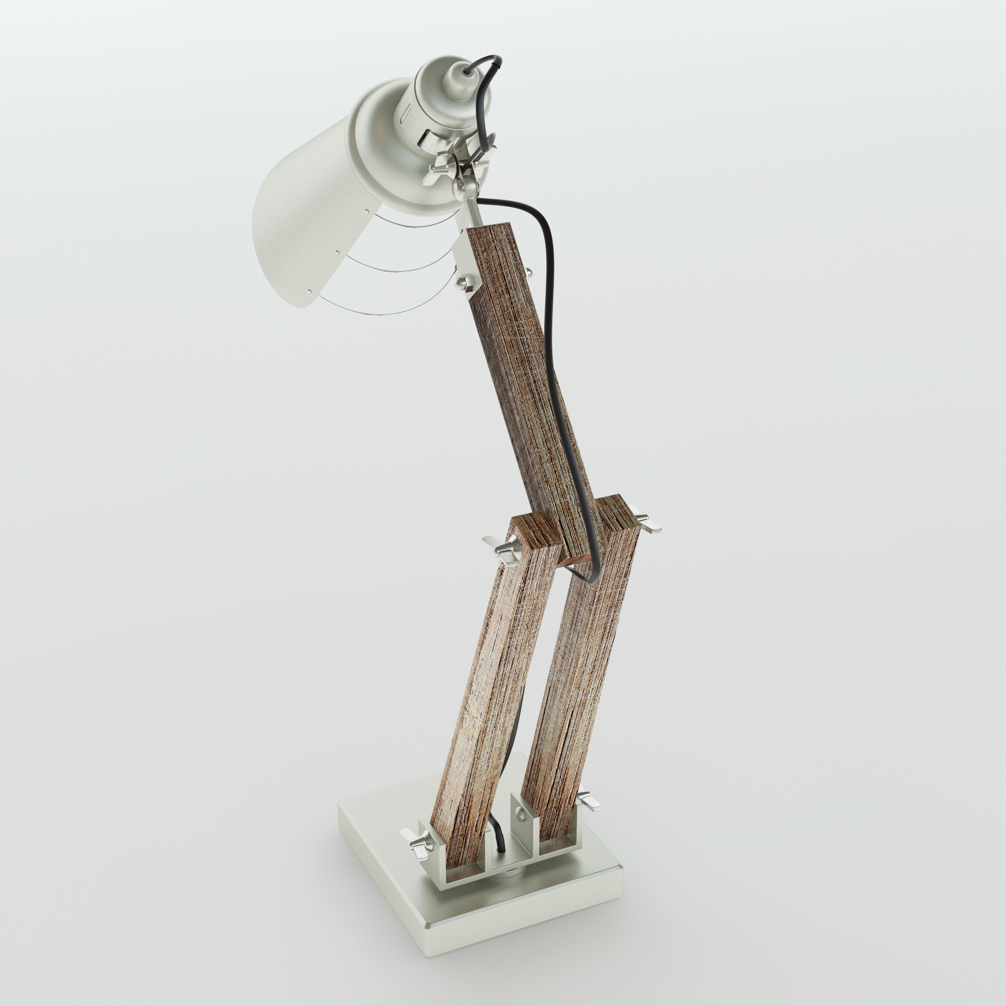 handmade table lamp 3d model