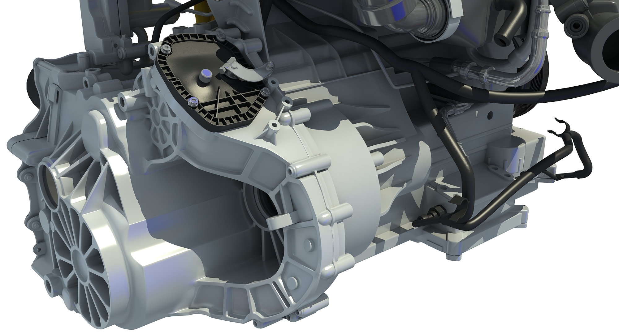 volkswagen xl1 engine 3d model