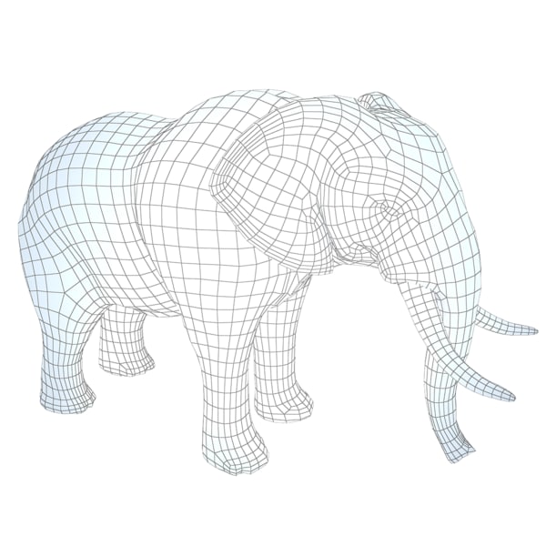 3d elephant
