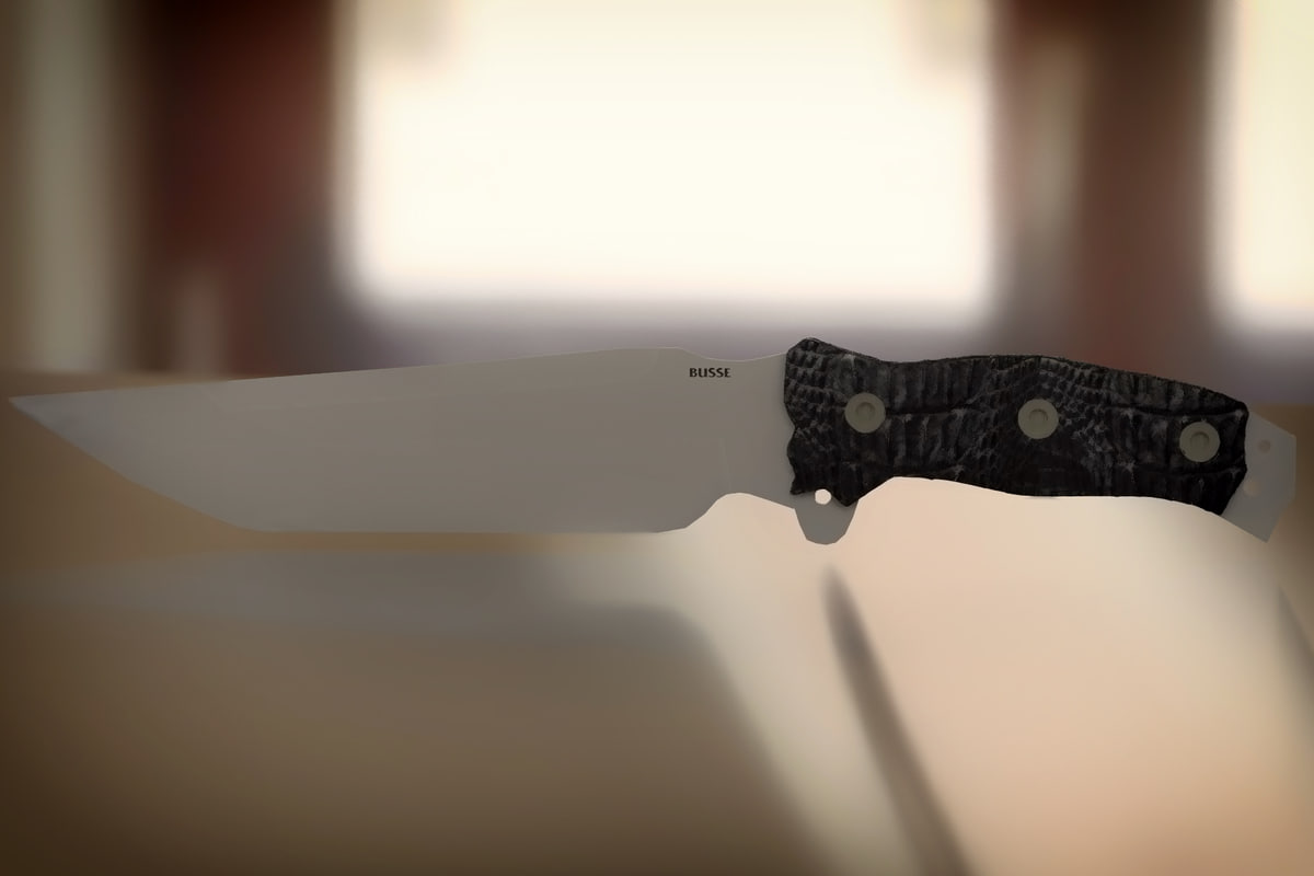 busse combat knife 3ds