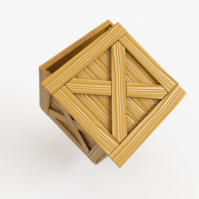 wood box 3d model