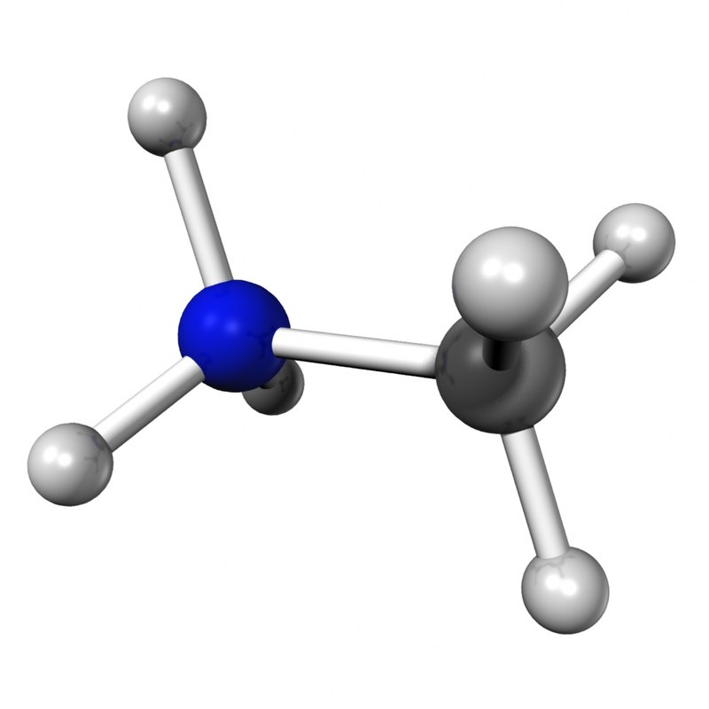 3d methylammonium ion model