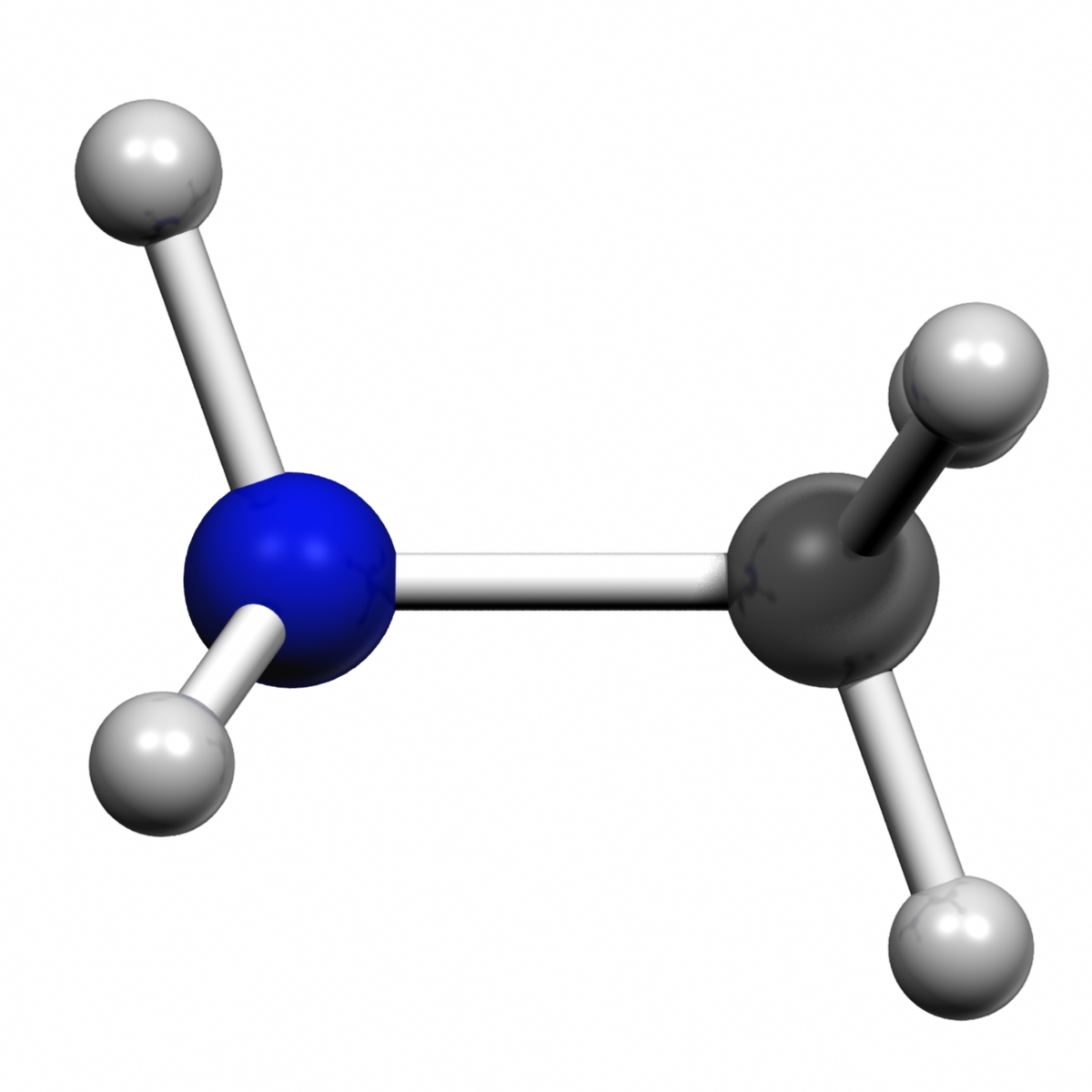 3d methylammonium ion model