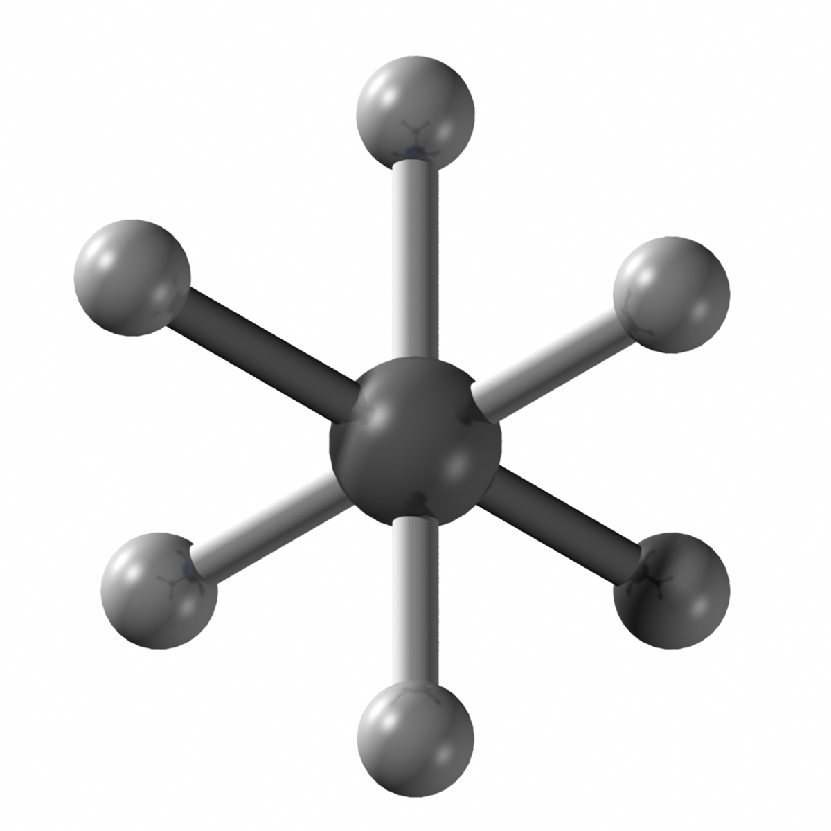 3d methylammonium ion model
