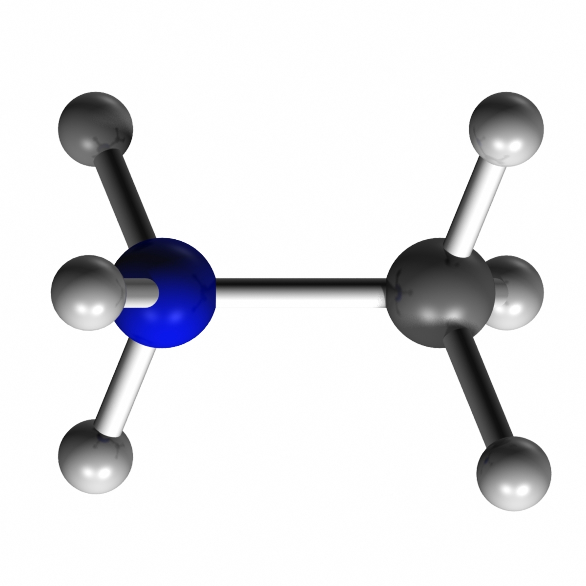 3d methylammonium ion model