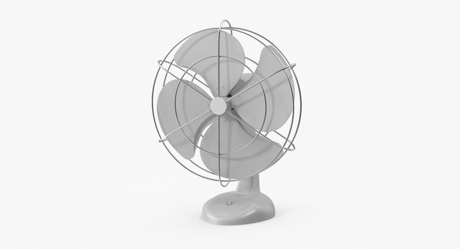 desk fan 3d model