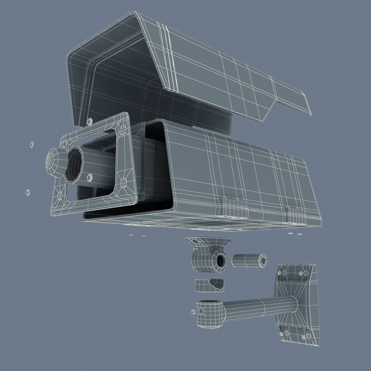 security camera 3d model