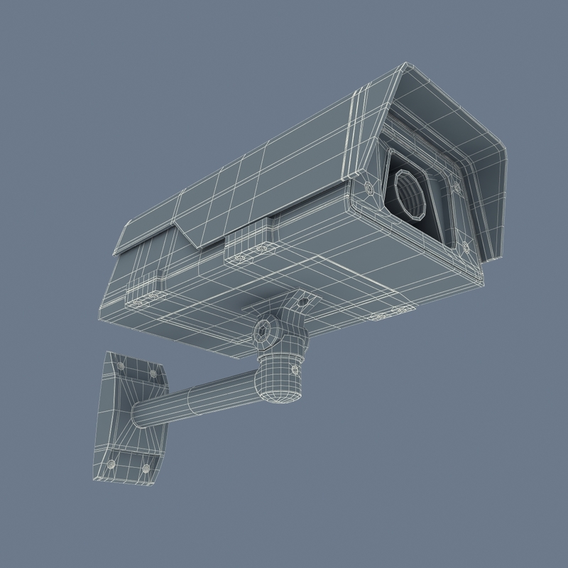 security camera 3d model