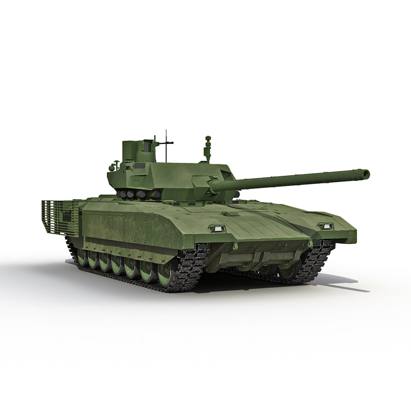 tank t-14 armata 3d model