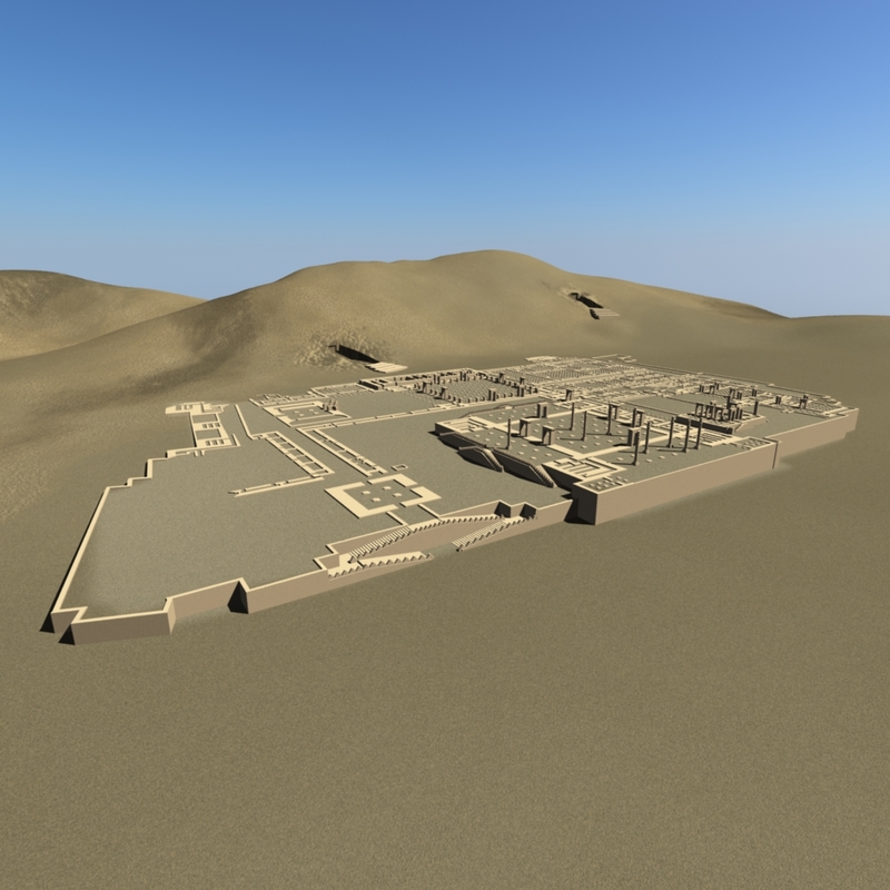 3d persepolis persian city model