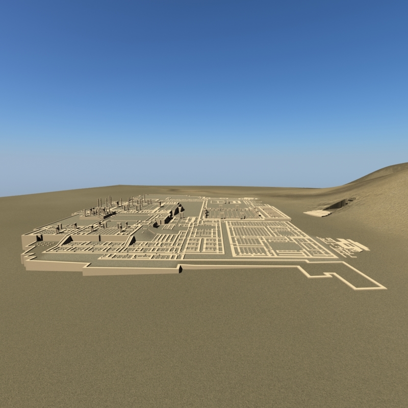 3d persepolis persian city model