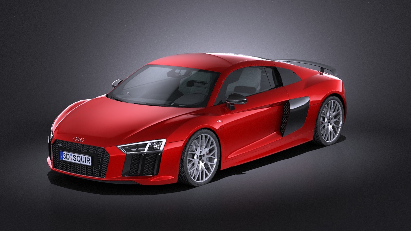 3d model 2016 audi r8