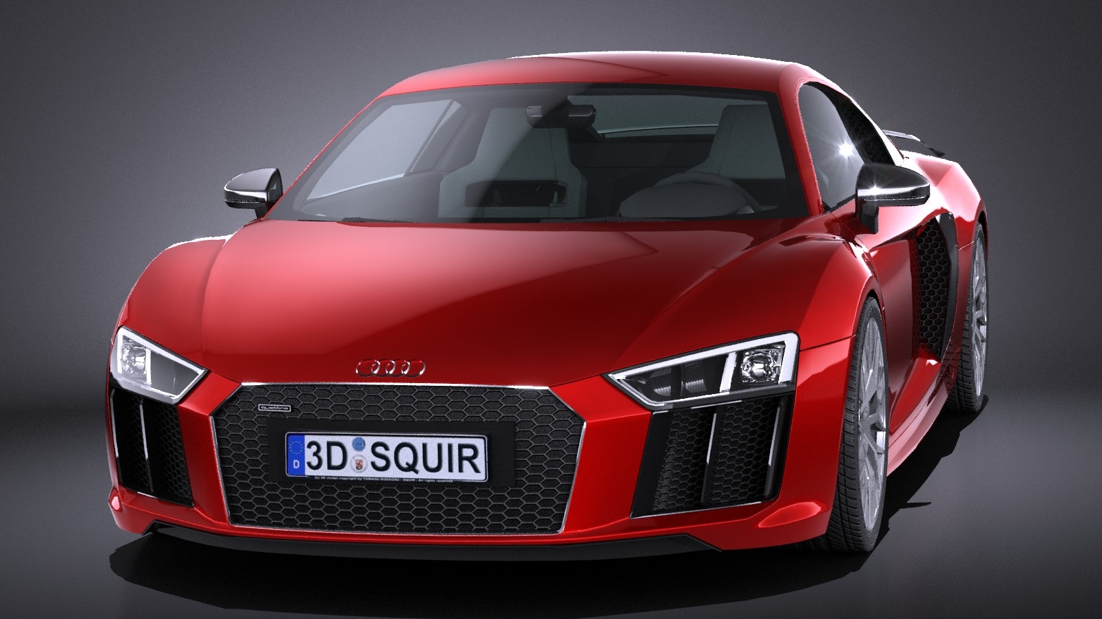 3d model 2016 audi r8