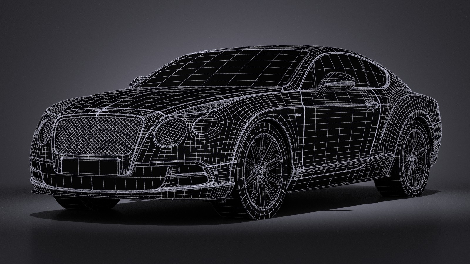 2015 gt bentley 3d model
