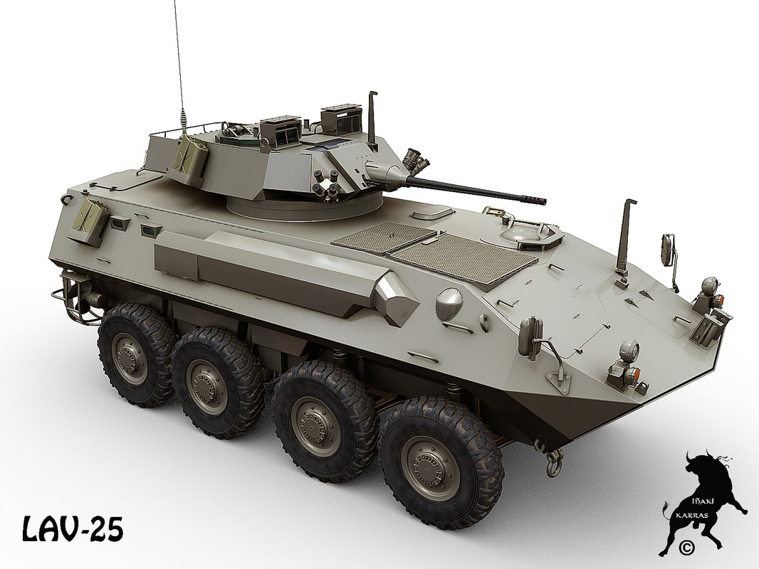 3d lav-25 canada mowag