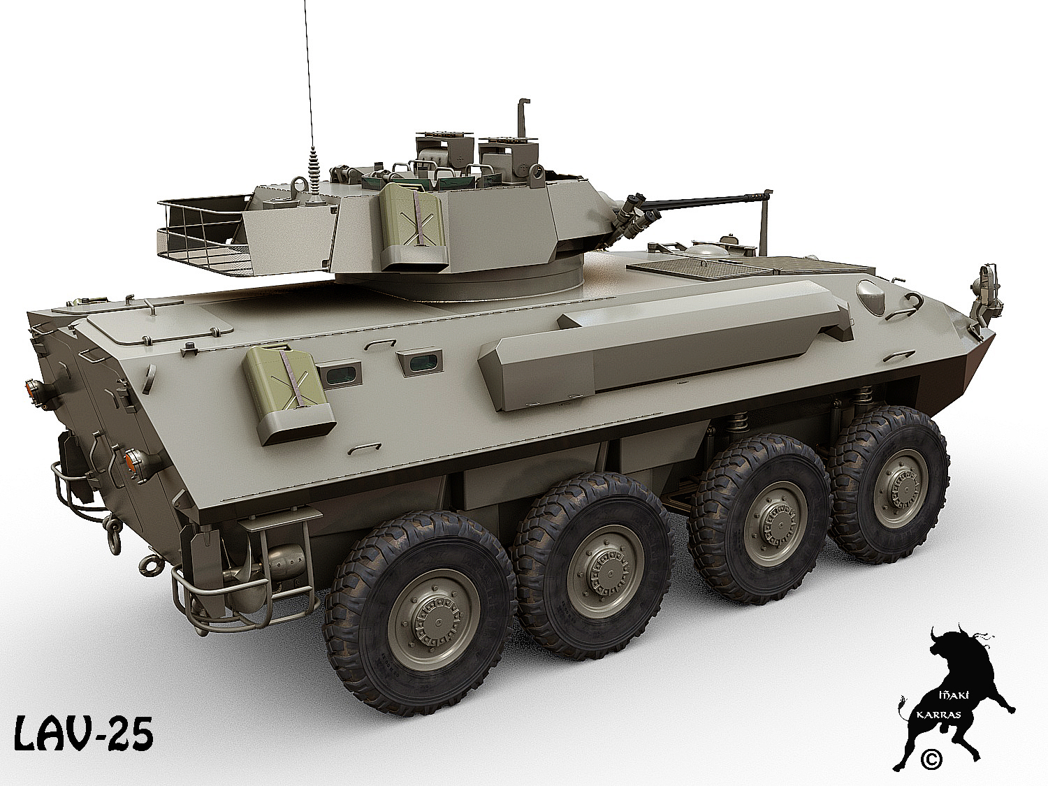 3d lav-25 canada mowag