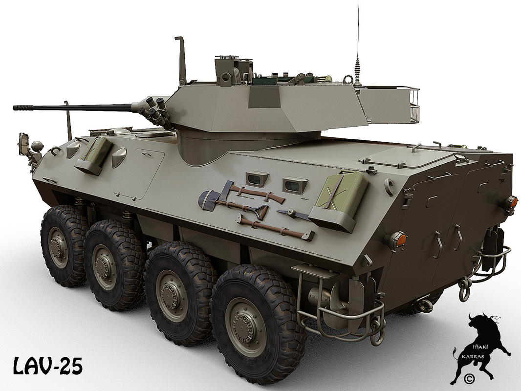 3d lav-25 canada mowag