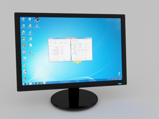 free monitor 3d model