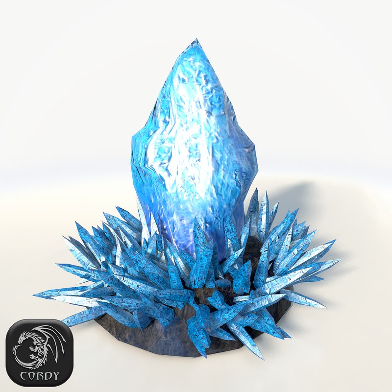 3d realistic crystal model