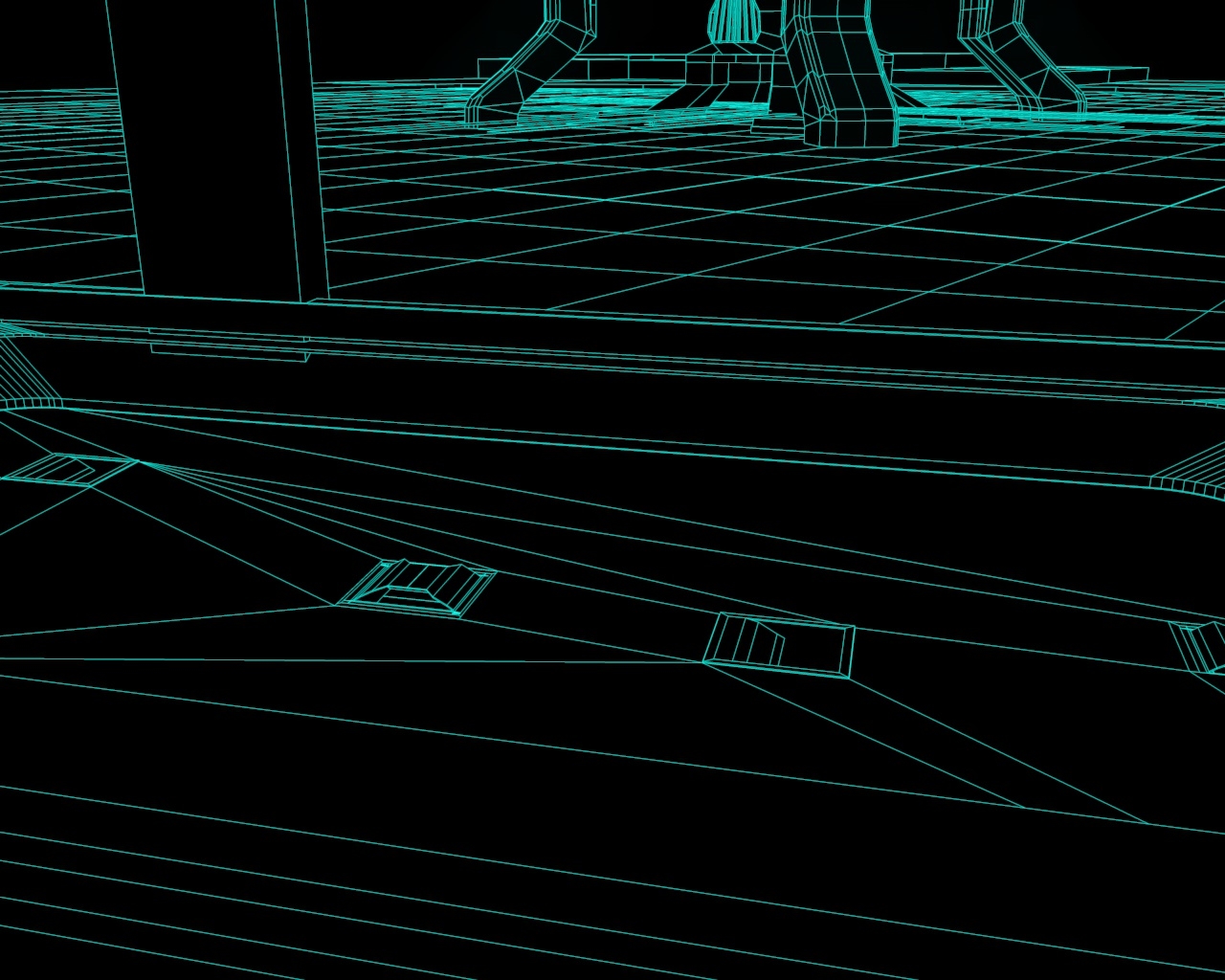 grid city tron 3d model