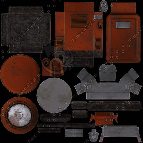 weight machine 3d model