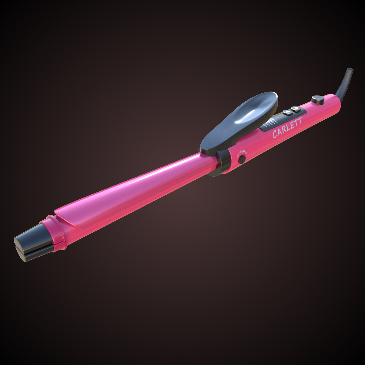 3d cartoon curling model