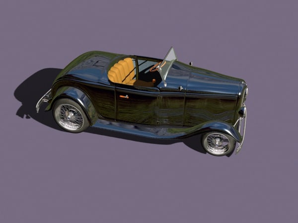 3d model of 1932 roadster
