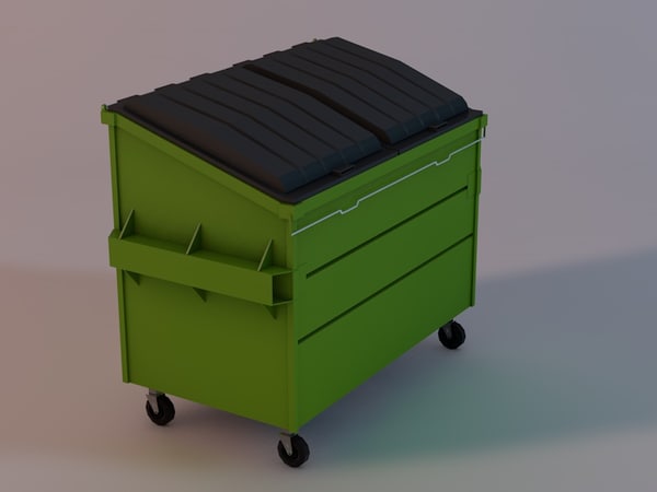 Dumpster 3d Obj