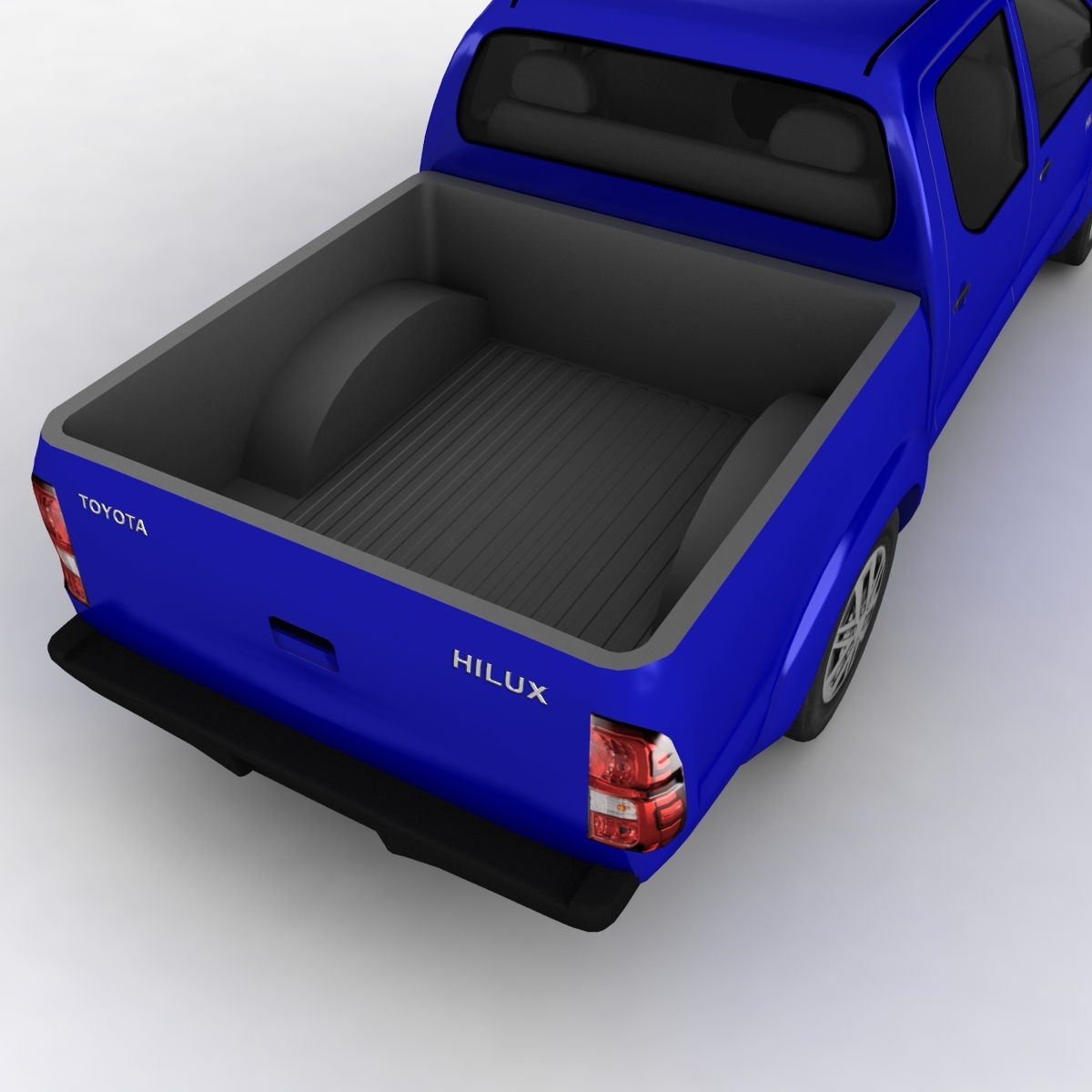toyota hilux 3d obj