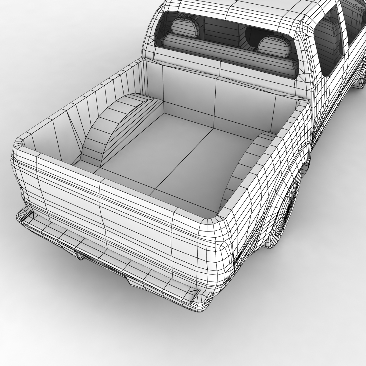 toyota hilux 3d obj