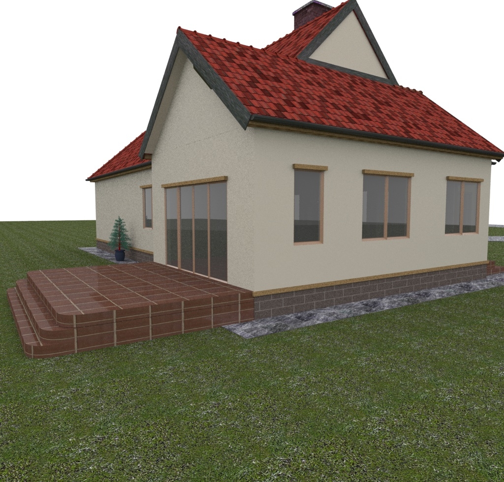 house exterior 3d model