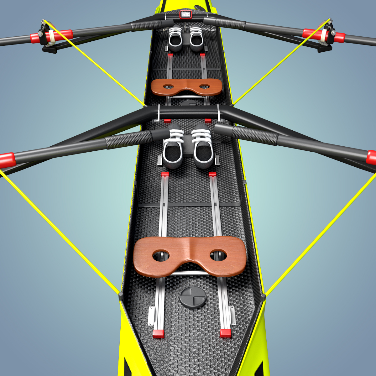 double rowing sculls 3d c4d