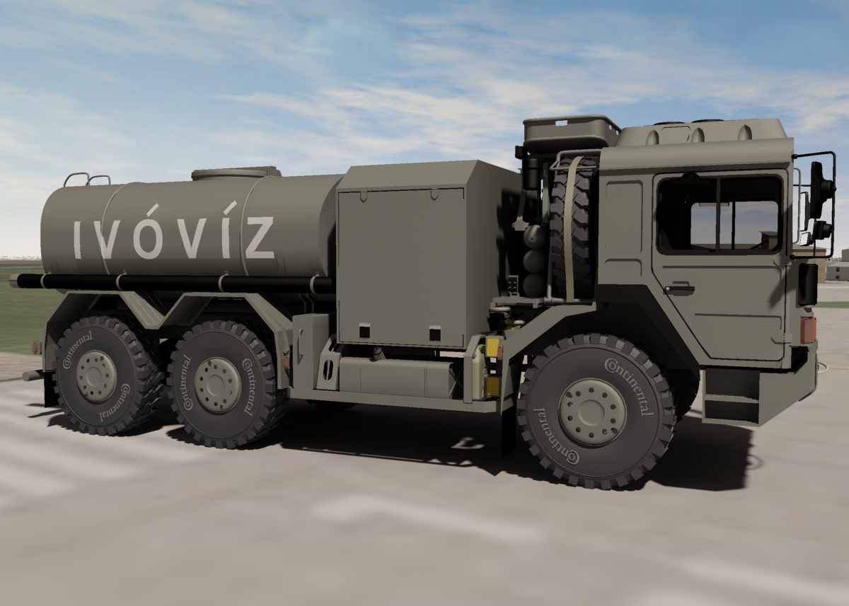 military raba h25 trucks 3d model