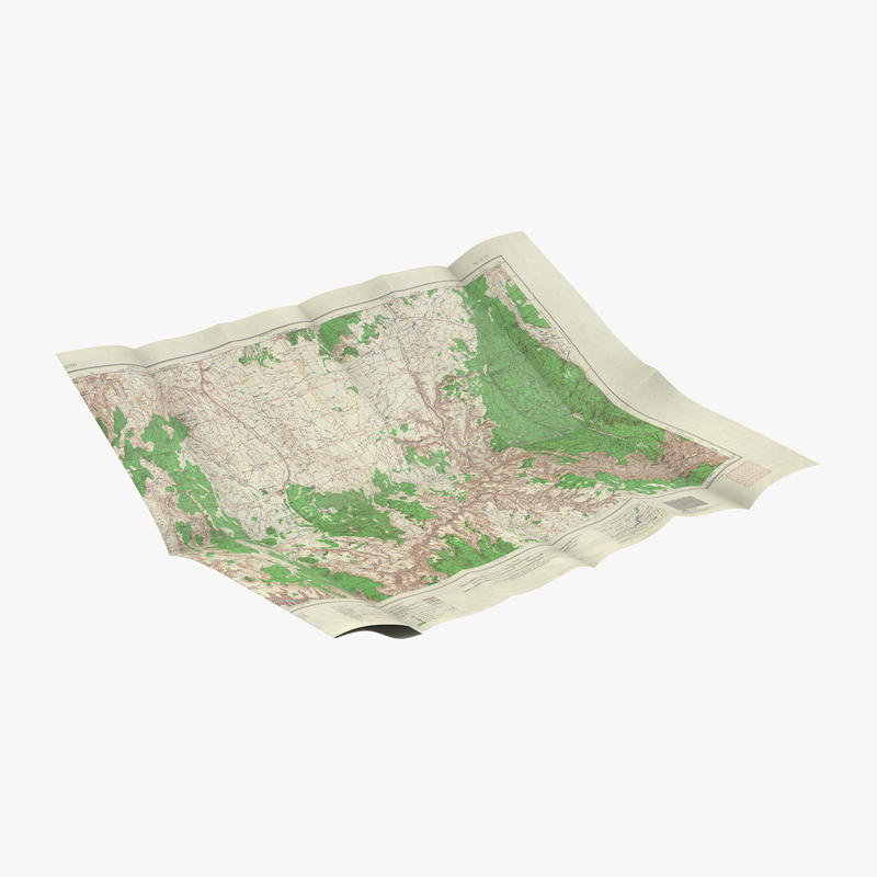 3d model of maps