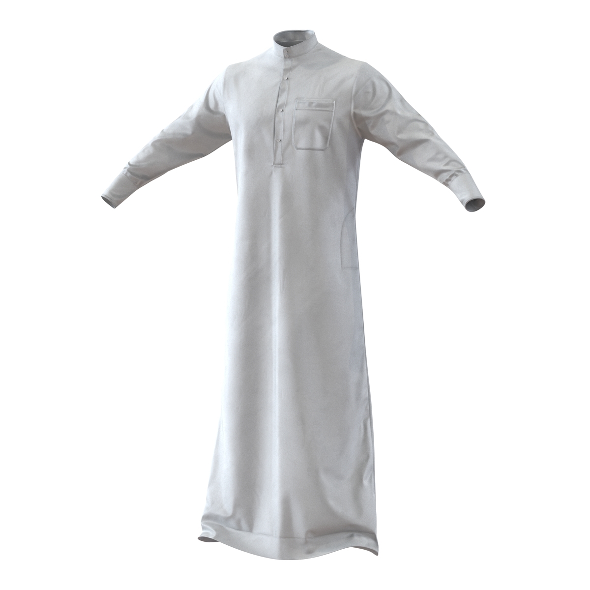 Traditionelles arabisches Männerkleid Kandura 2 3D-Modell - TurboSquid ...