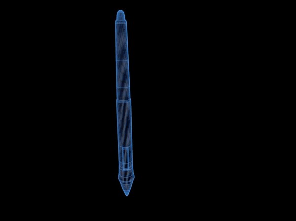 3d stylus pen model