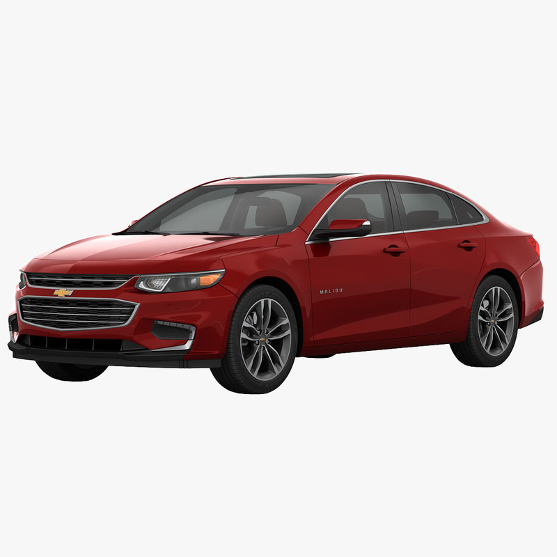chevrolet malibu sedan 3d model