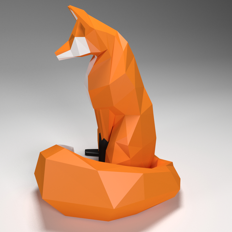 fox style 3d model