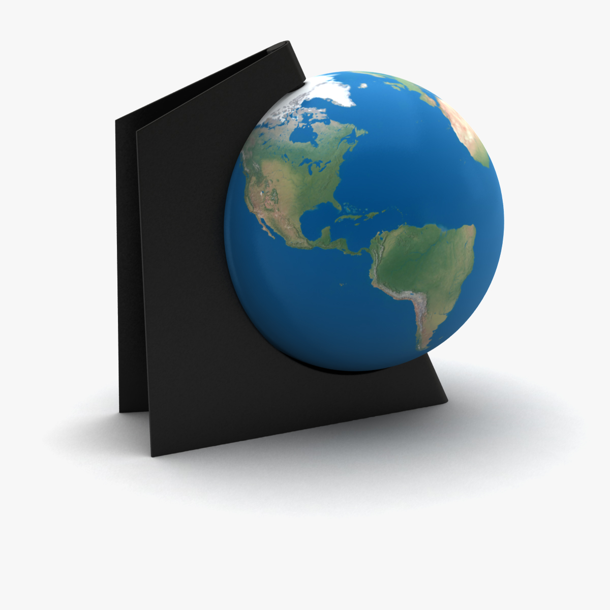 3d model globe rotating