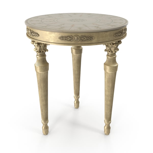 elegant table 3d model