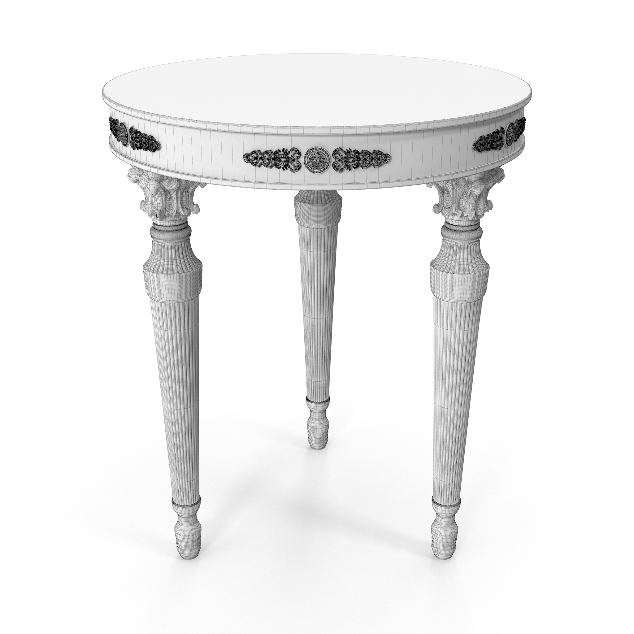 elegant table 3d model