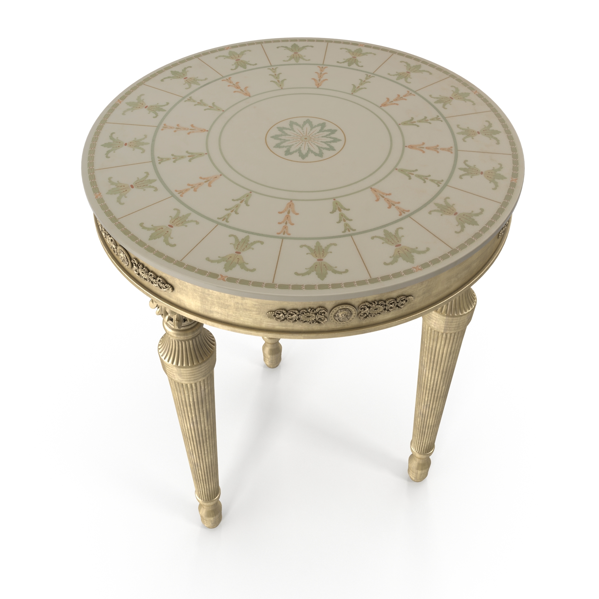 elegant table 3d model