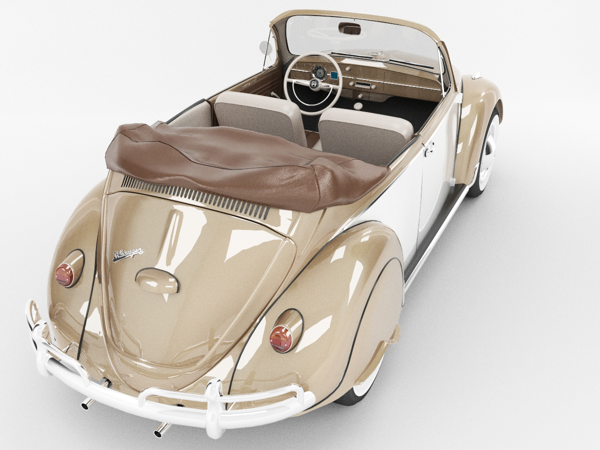 beetle volkswagen 3d model