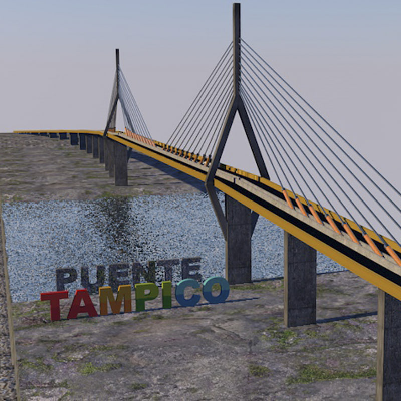 bridge tampico 3d c4d